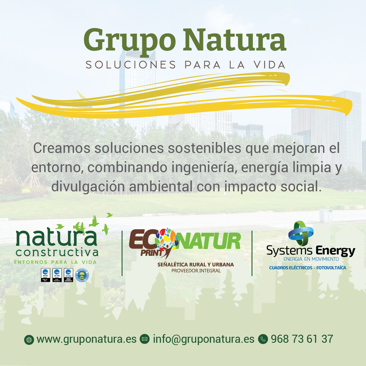 Grupo Natura | Soluciones para la vida y mejora del entorno